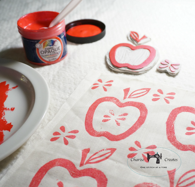 Charise Creates: Design, Carve, Print ~ Apple Print