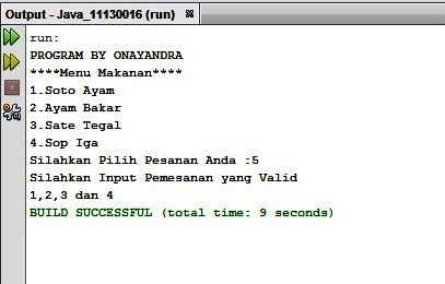 Semangat Menjadi Lebih Baik: Membuat Program Menu Makanan dengan Java