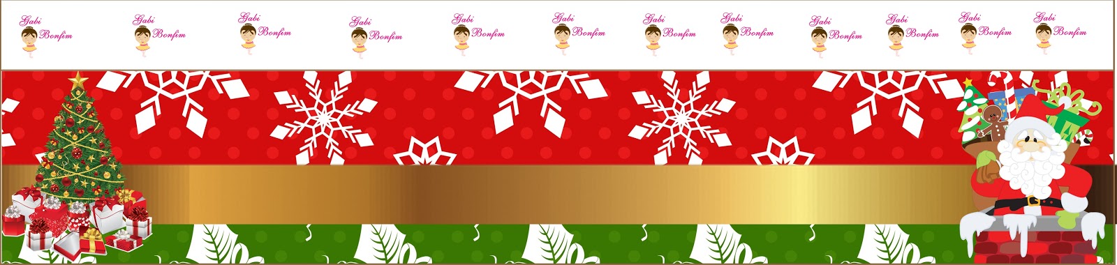 Fazendo a Propria Festa: Kit de Personalizados Tema : Natal ( Gratuito )