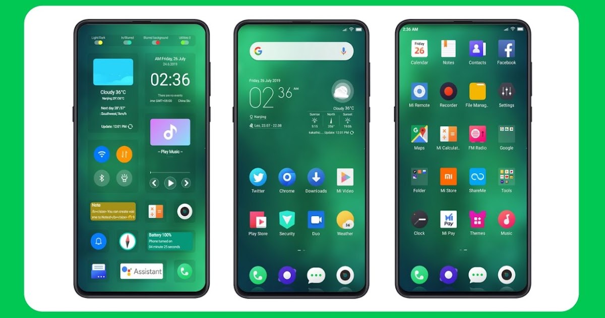 Sapphire MIUI Theme Download | Xiaomi Mi Themes