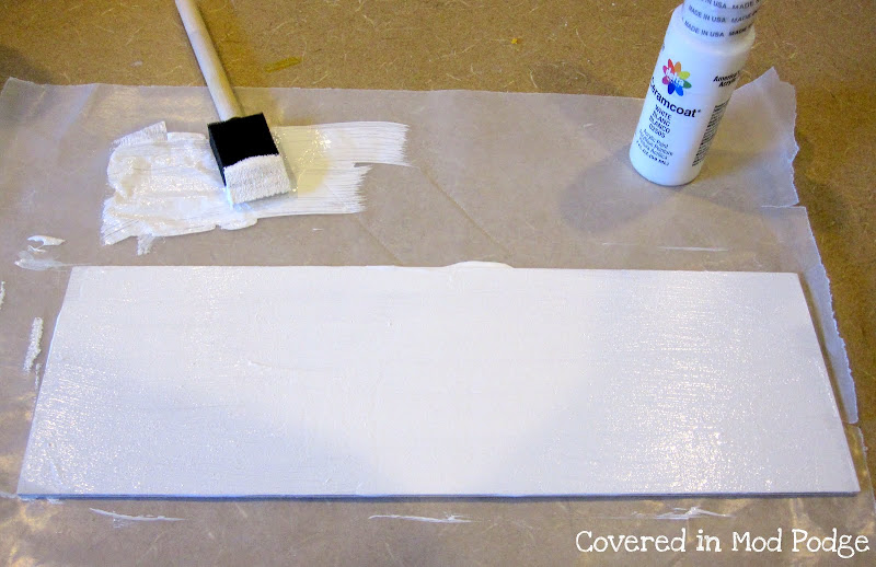 Covered in Mod Podge: A Simple Sign Tutorial {or fun with distressing}