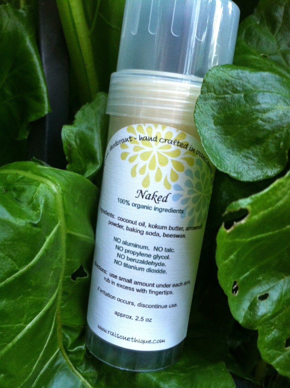 It's all part of the design ... really.: Bio-friendly Deodorant