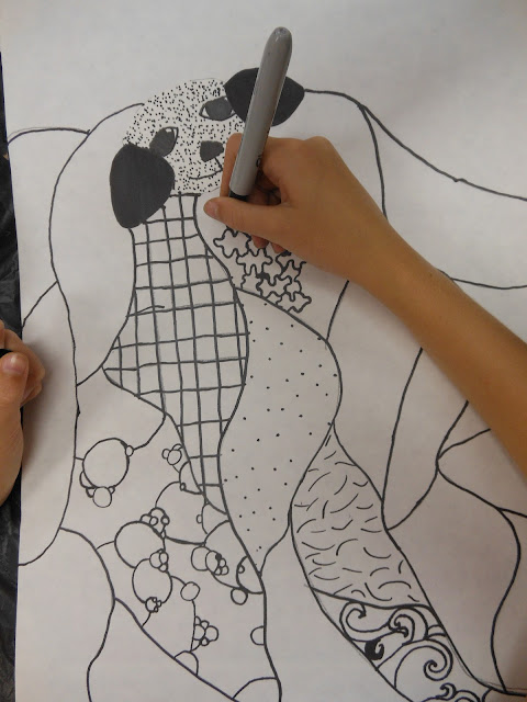 Art to Go: Line Pattern Crazy Quilt