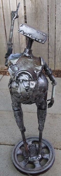 Sculptures by Nathan Robles: Robotic Figures