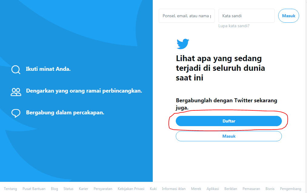 Cara Membuat Akun Twitter | Iman Fauzy