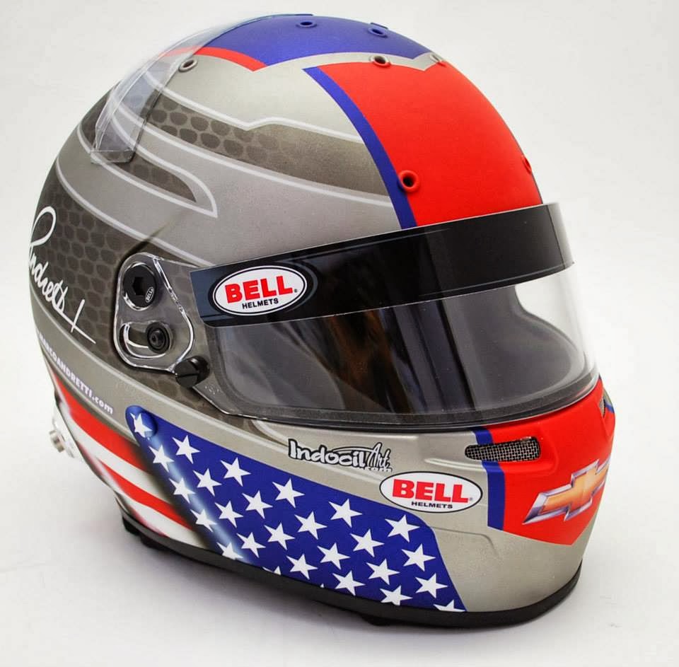 Racing Helmets Garage: Bell HP7 Marco Andretti 2013 by Indocil Art