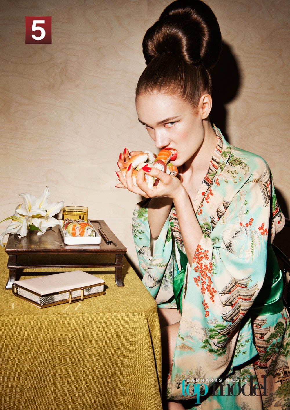 DNTM Cycle 7 5th Episode : Worldly Women Eating Food Photo Shoot ...