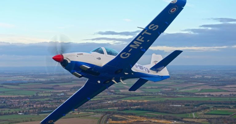 Defensa y Armas: El nuevo entrenador de la RAF Grob120TP, listo para volar