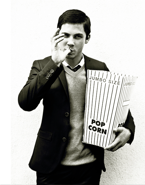 Logan Lerman Visual Tales Photoshoot