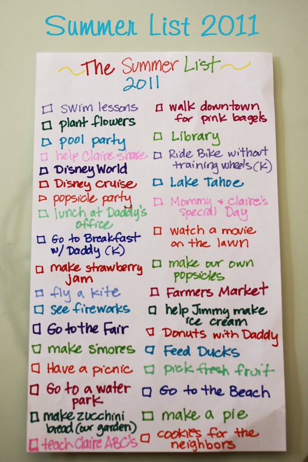 The Larson Lingo: The 2011 Summer List