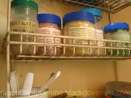 Practical Gardening: Fertilizer Storage and Labeling Tips