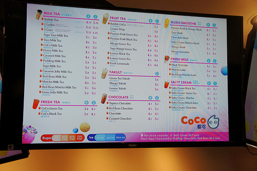 Top 10 thiết kế menu trà sữa của những thương hiệu nổi tiếng trên thế giới