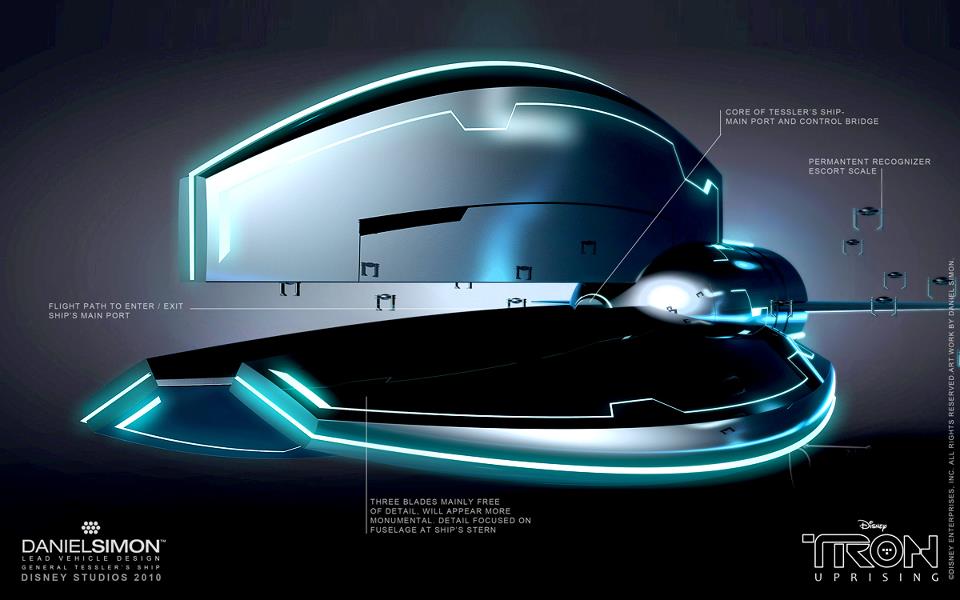 Fashion and Action: TRON Uprising Vehicle Concept Designs - Daniel Simon