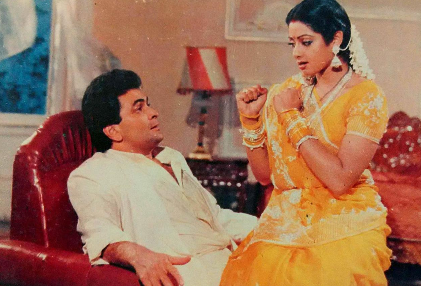 Sridevi: Sridevi and Rishi Kapoor in Nagina (1986)
