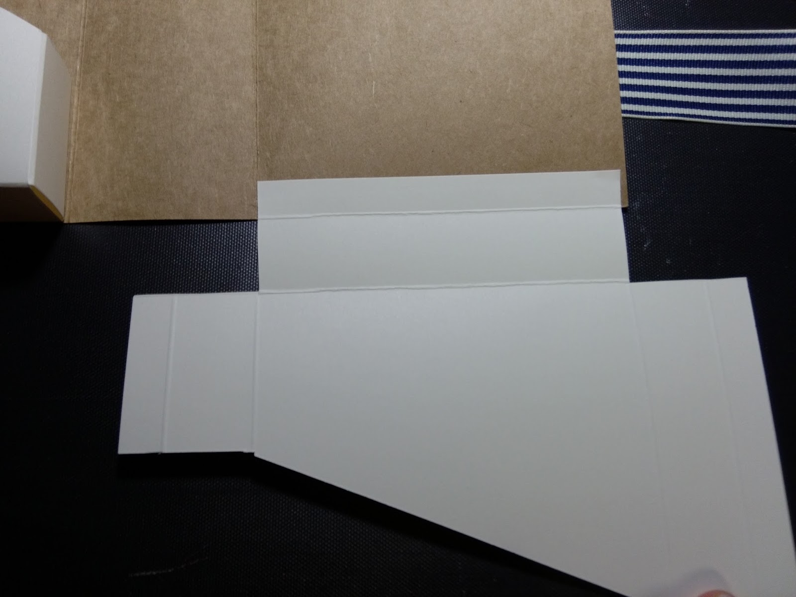 Nutty for Stampin': How to make a book-style card storage box