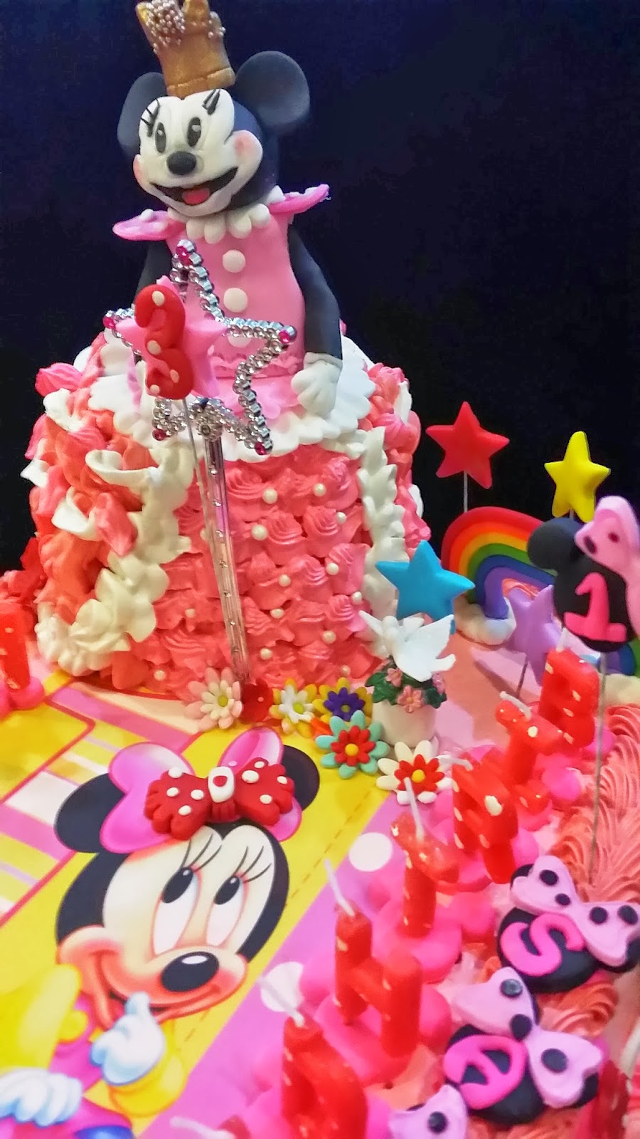 Sweet Creations: Princess Minnie Mouse & Baby Minnie edible chocolate ...