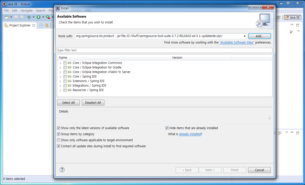 mkkirue: Eclipse & Spring Tool Suite 연동 mkkirue: Eclipse & Spring Tool Suite 연동