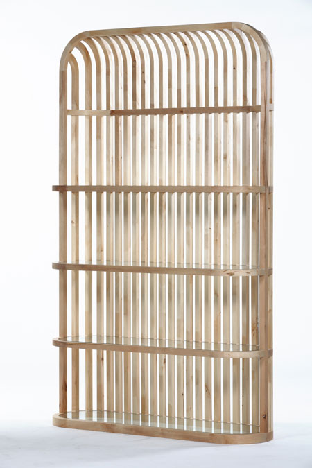 Bookshelf: Wind screen shelf