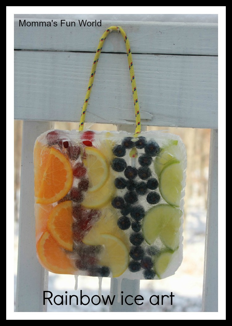 Momma's Fun World: Kids ice art science