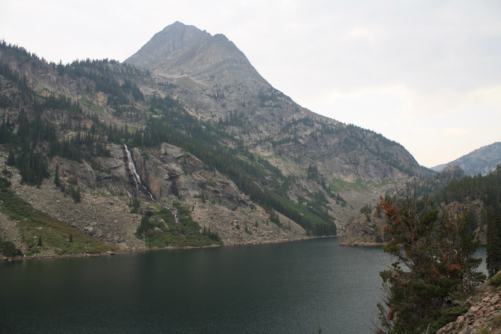 Living and Dyeing Under the Big Sky: Lake at Falls
