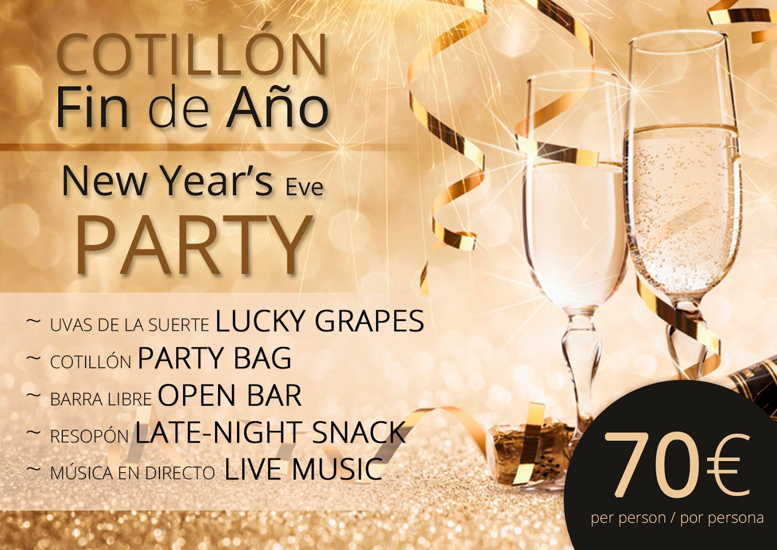 Hotel in Benidorm: New Year's Eve party at the Hotel Don Pancho