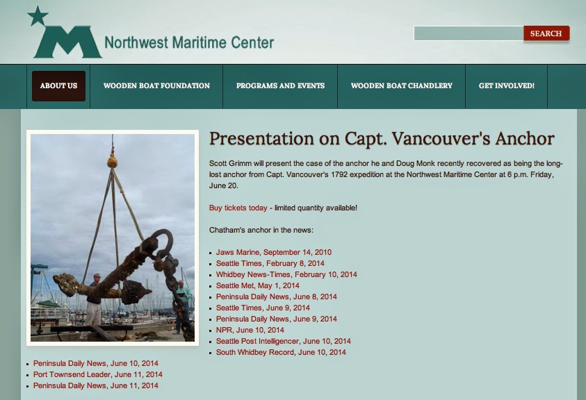 Saltwater People Log: ANTIQUE ANCHOR LOST AND FOUND