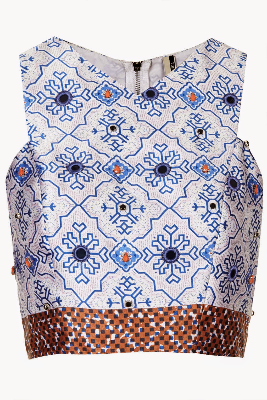 Lust of the week: Topshop folk print crop top | Style Trunk