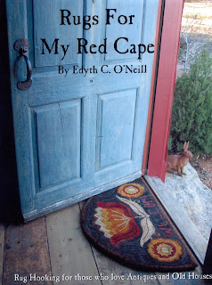 My Red Cape: my first hooked rug