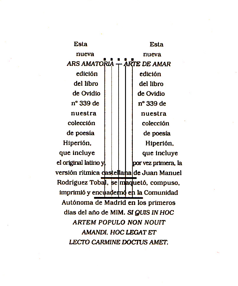 BIBLIOFILIANA: EL COLOFÓN