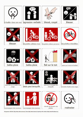Planète Pictogramme: Ne fait pas! ou Attention!Dangereux
