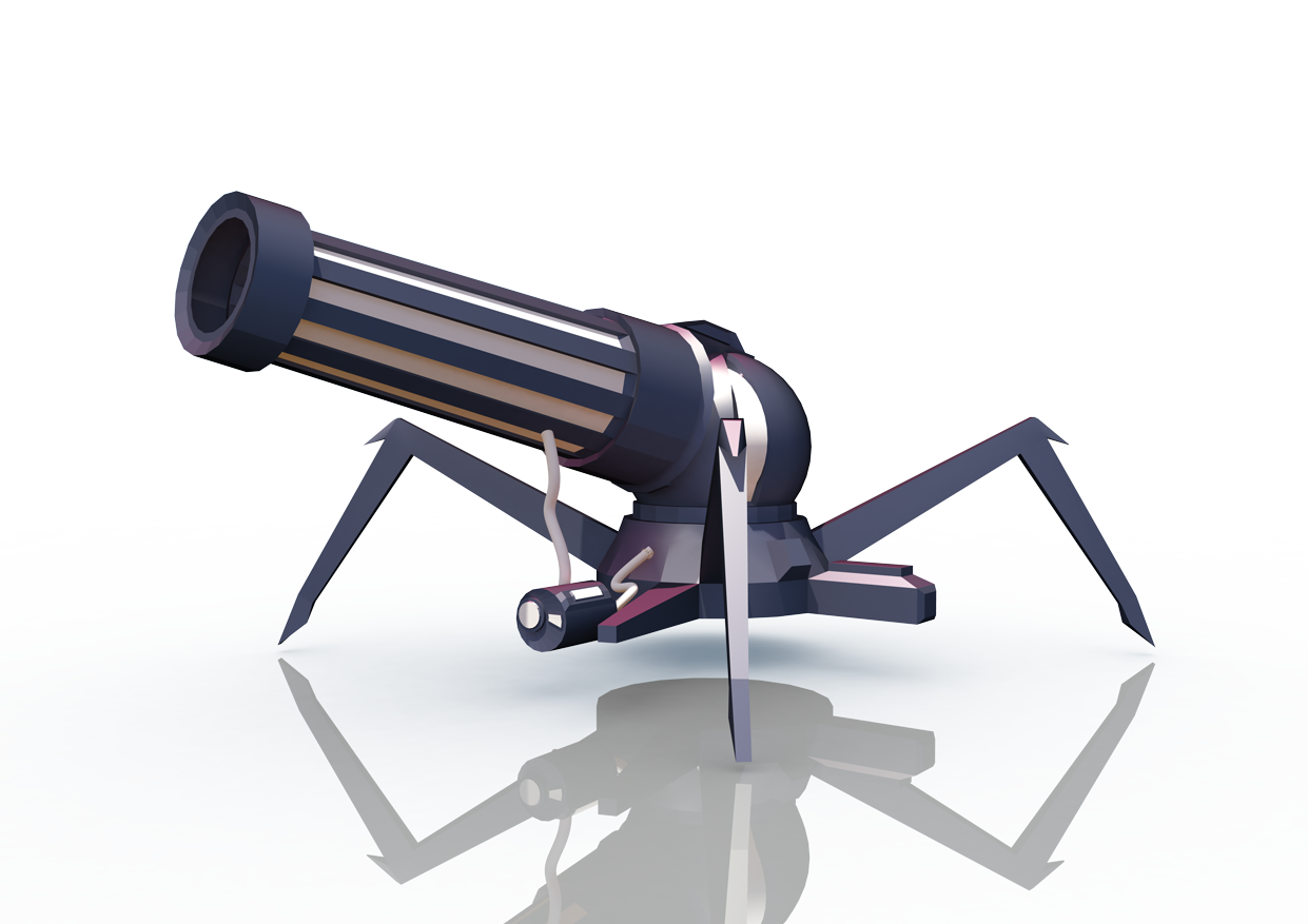 Artwork of Edmund Aubrey: 2d Lesson 14 - Cannon Paintover Brief