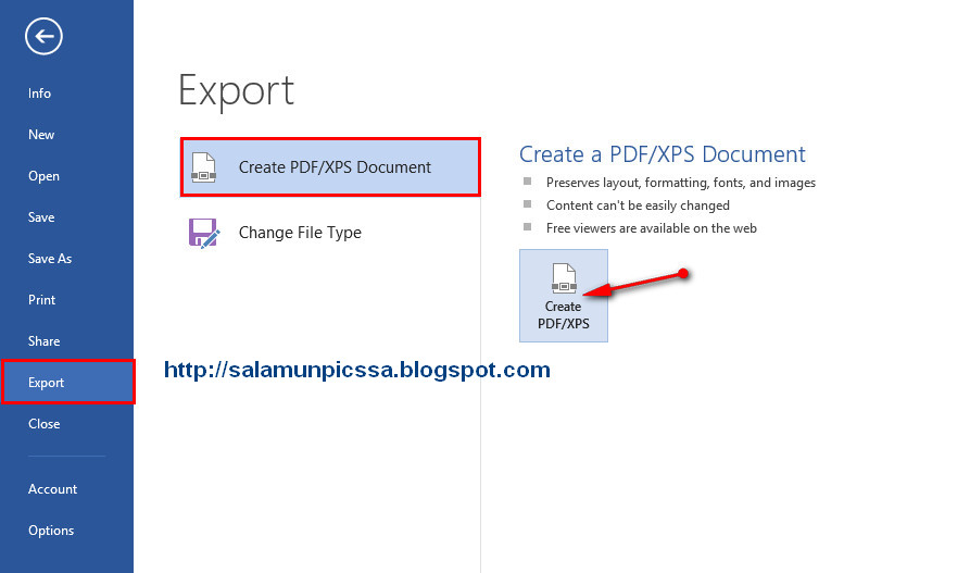Cara Menyimpan File Word ke Pdf pada Microsoft Word - Fezarzone