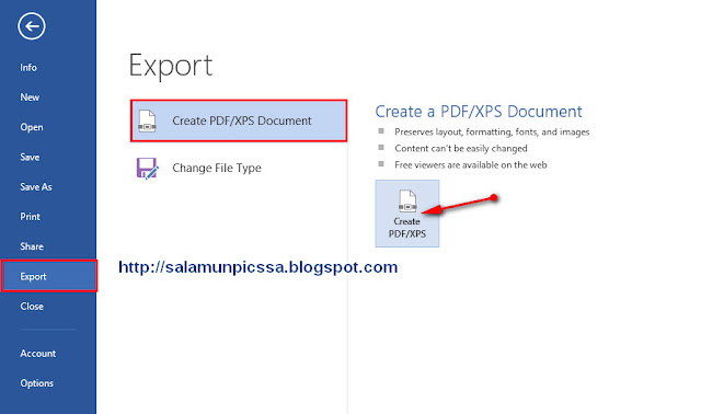 Cara Menyimpan File Word ke Pdf pada Microsoft Word - Fezarzone