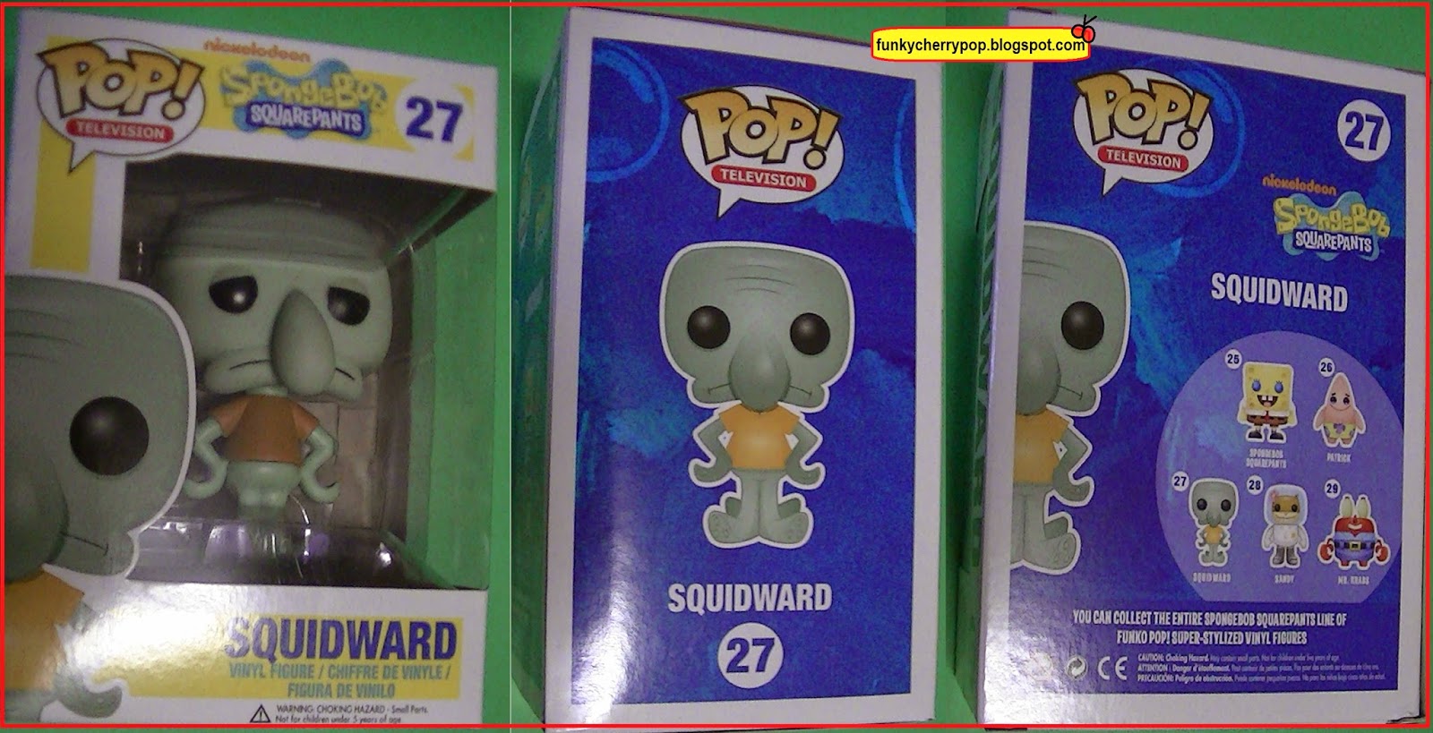 Funky Pop! Funko figures.: Squidward Review, SpongeBob SquarePants
