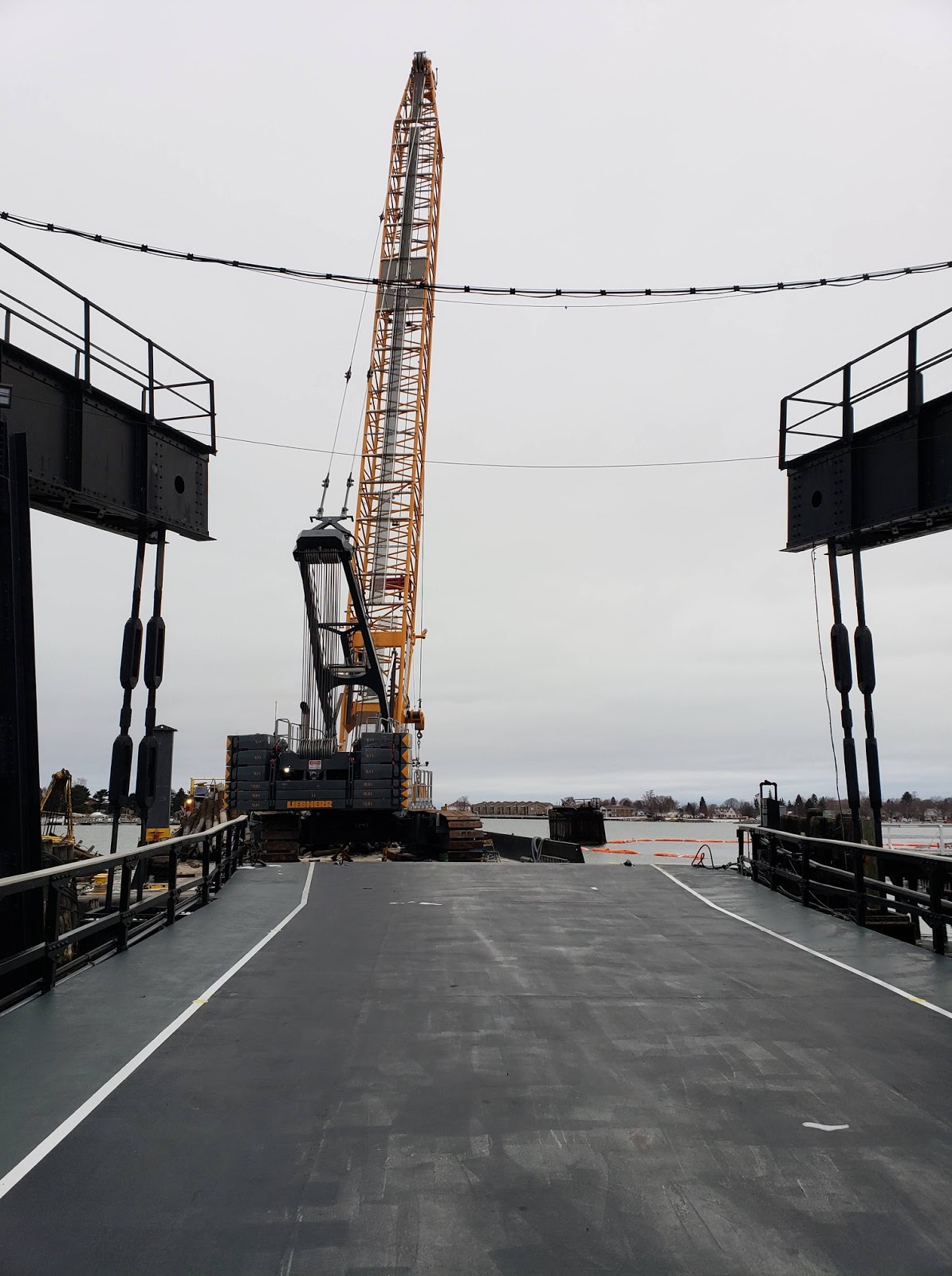 Industrial History: 1953 SS Badger and C&O Car Ferry Dock in Ludington, MI