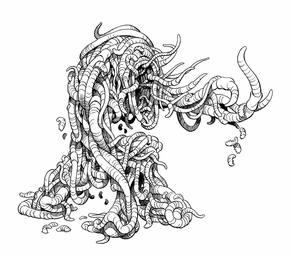 THE ART OF JIM NELSON: Worm Demon