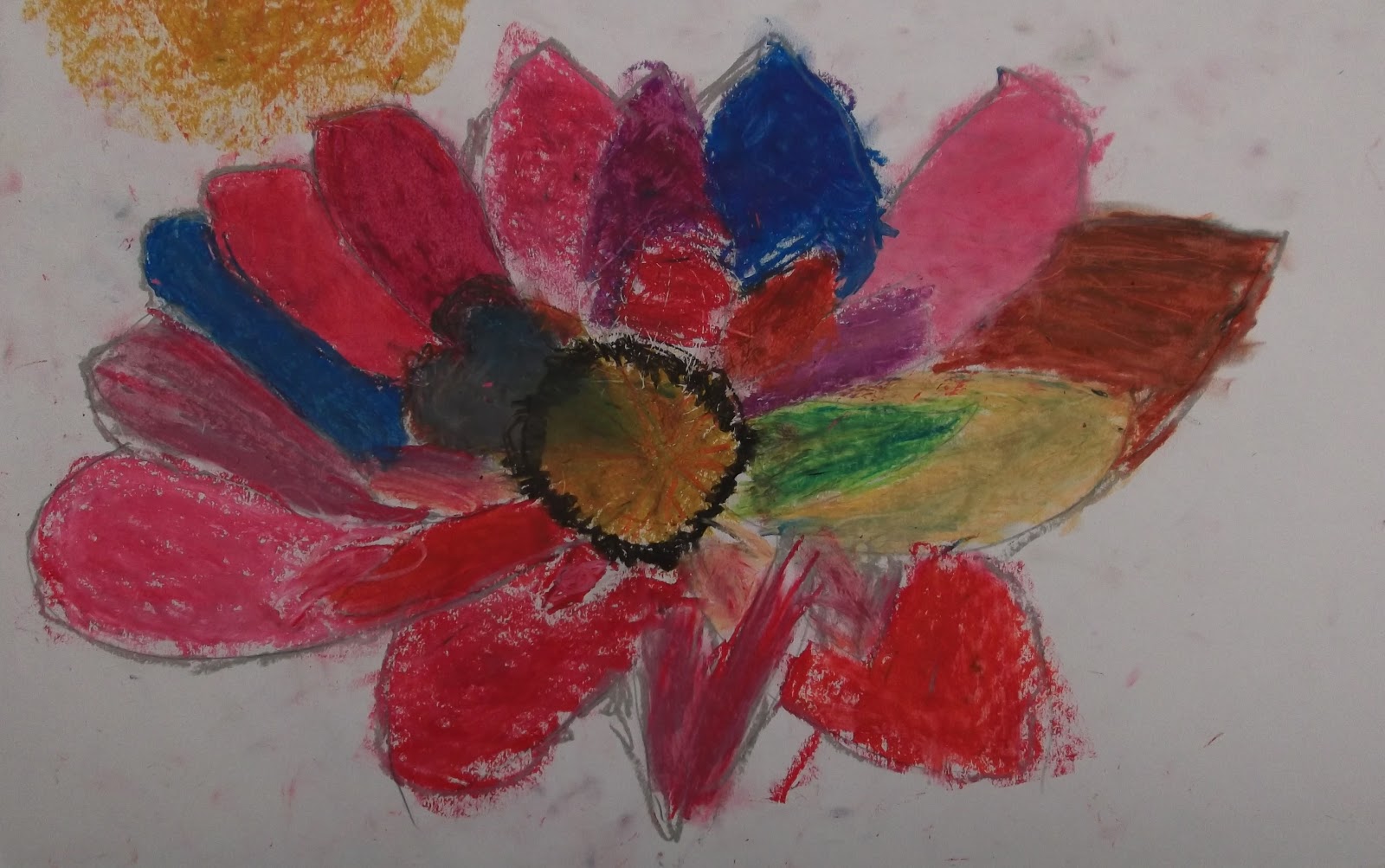 Artists For Kids: Goergia O'Keeffe Flowers - First Grade