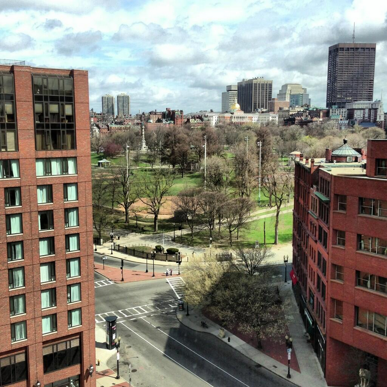 Deserted Places: Deserted streets in Boston, as the city goes into lockdown