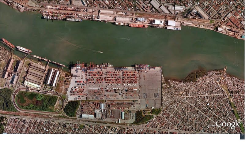 Navios em Santos: Terminais Portuários Brasileiros