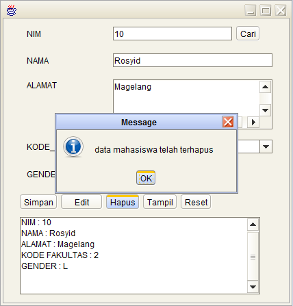 Koneksi PostgreSQL pada Java (Netbeans)