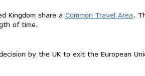 BritCits : The Common Travel Area