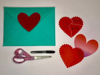 Broken Hearts Math Activity and FREE Recording Sheet | TheHappyTeacher