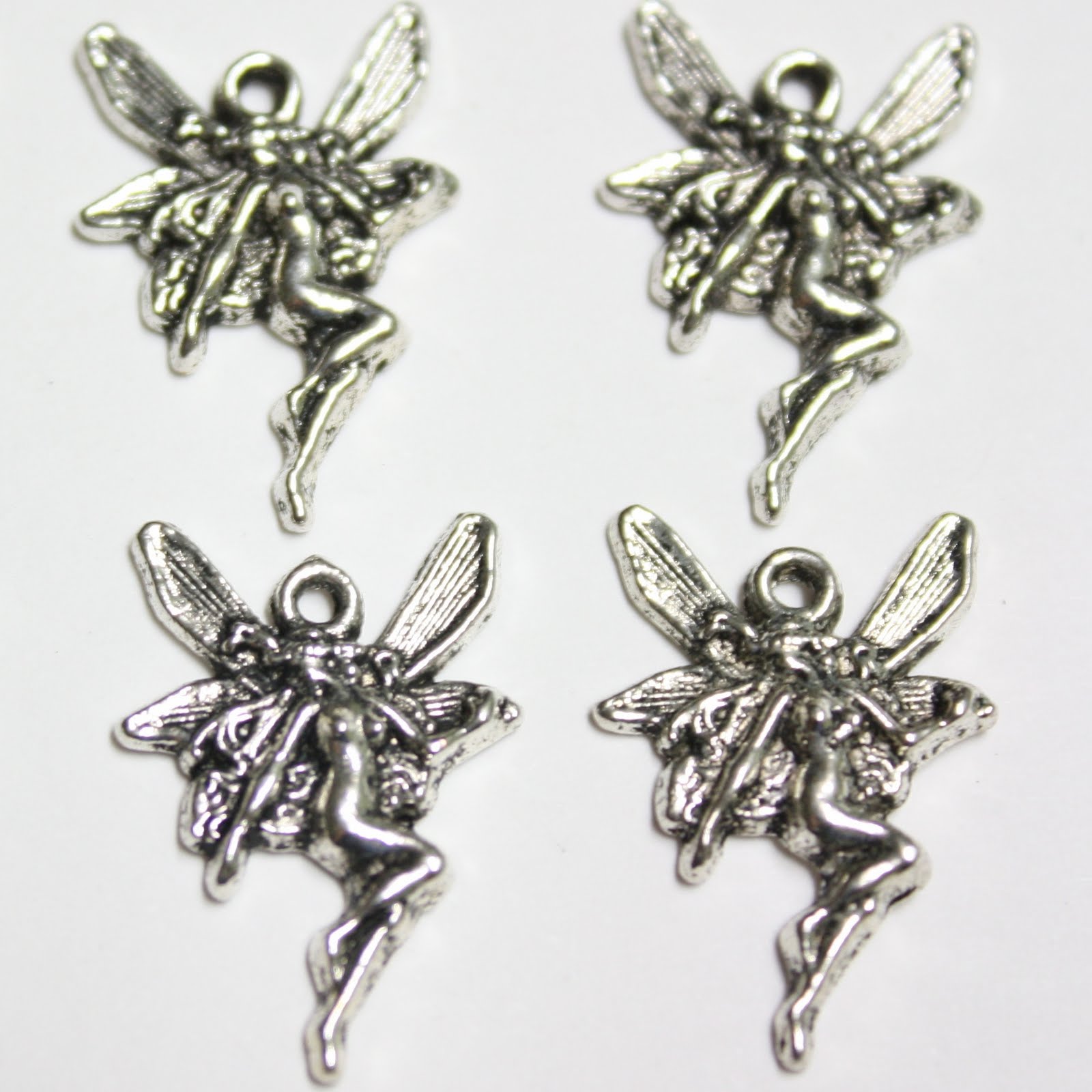 LucyBee Cottage: Charms : Silver Fairies
