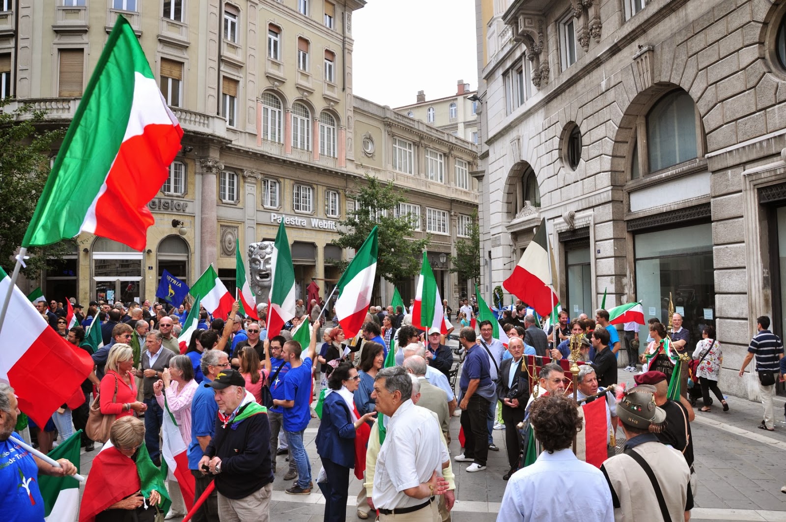 Trieste Pro Patria: 15 settembre 2013: Trieste Pro Patria scende in piazza