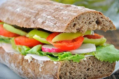 Basil Labneh Sandwich with Refreshing Vegetables Recipe | Arabic Food ...