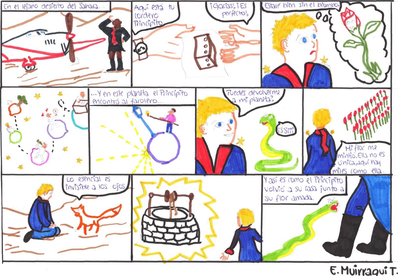 El Principito en cómic 2011 Bloque E: noviembre 2011