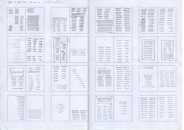 Final Major Project: Layout ideas for book 1 - typo circle