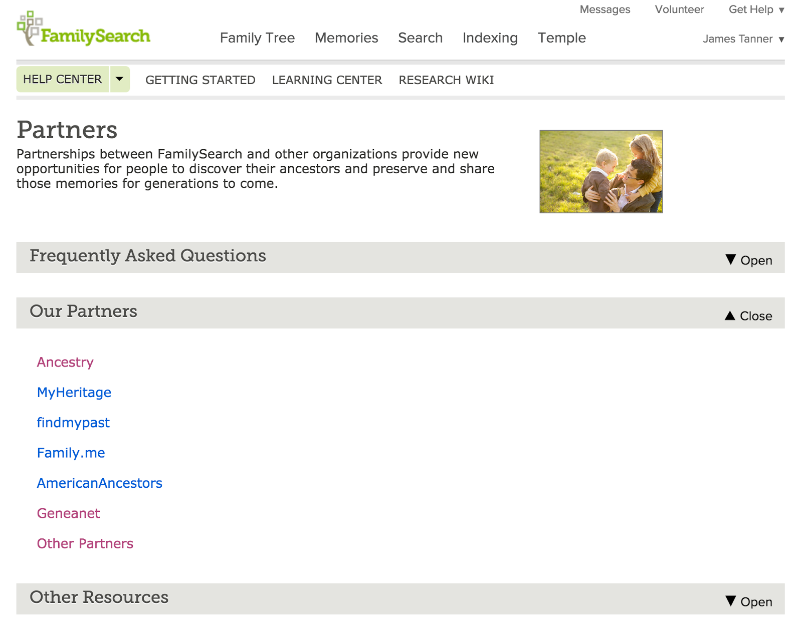 Rejoice, and be exceeding glad...: The FamilySearch Site Map