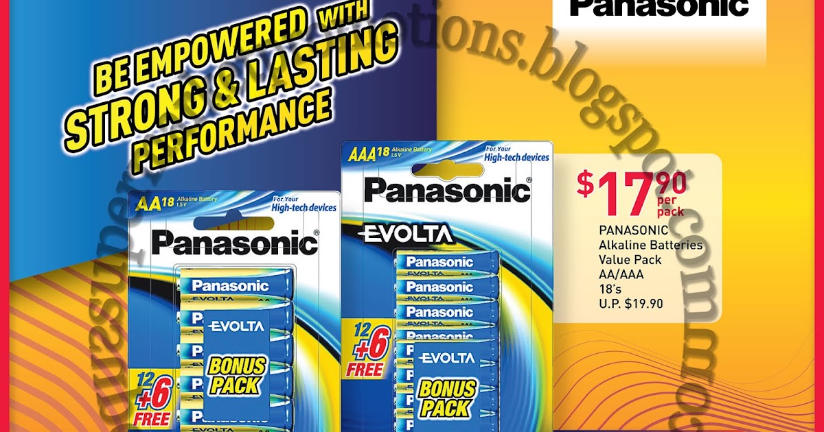 NTUC FairPrice Panasonic Promotion 12 - 25 April 2019 ~ Supermarket ...