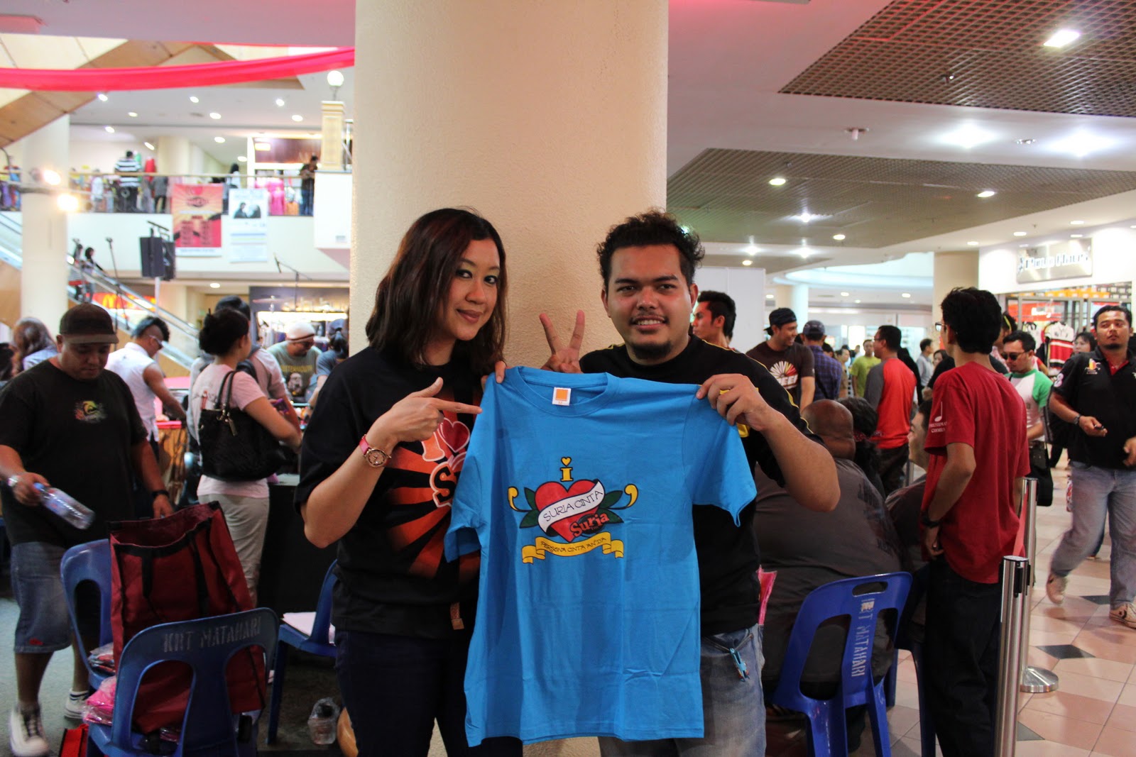 Azura Movie Promo Tour 15/1/2012 ~ Fan Dj Lin Cinta Mania